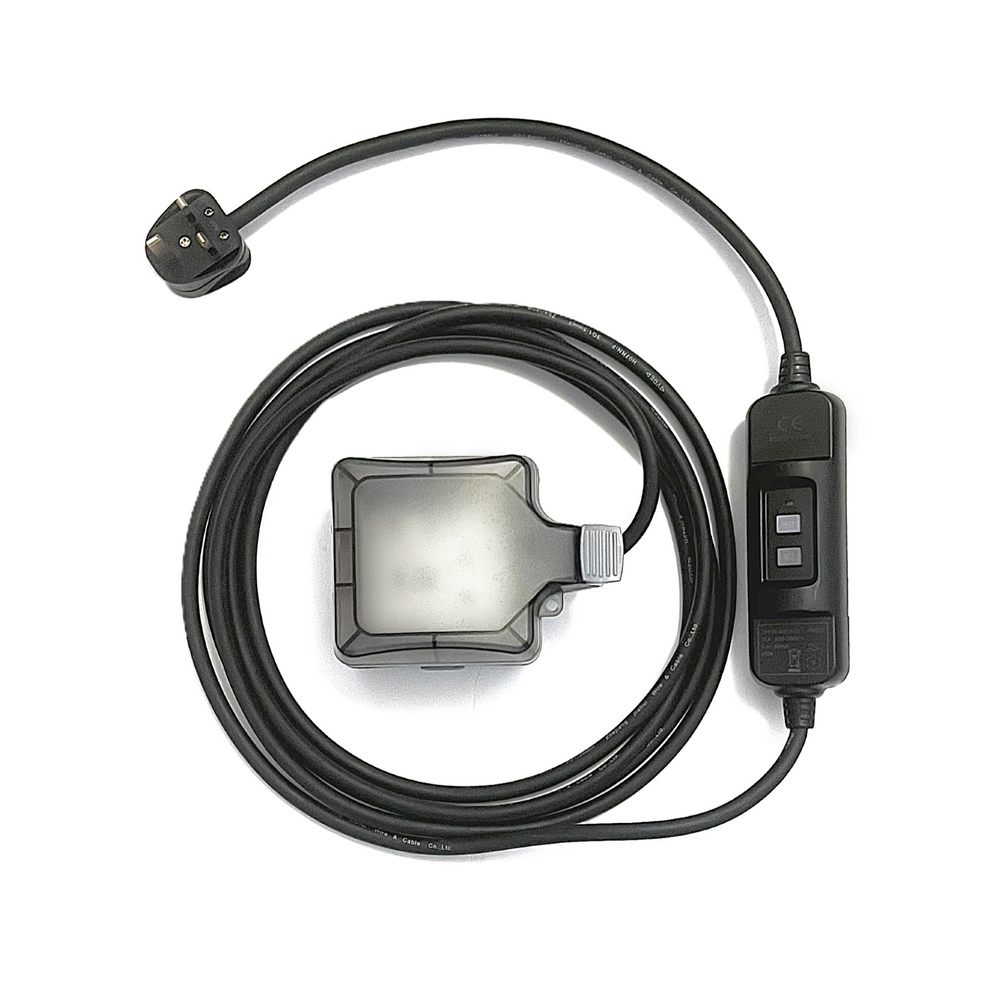 10m Heavy Duty EV Extension Lead for 3-Pin (13A) Portable Chargers